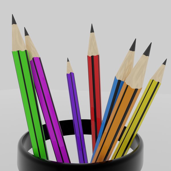 3D pencil model - TurboSquid 1709495