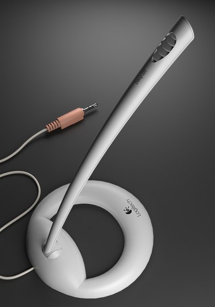 3d computer microphone logitech model