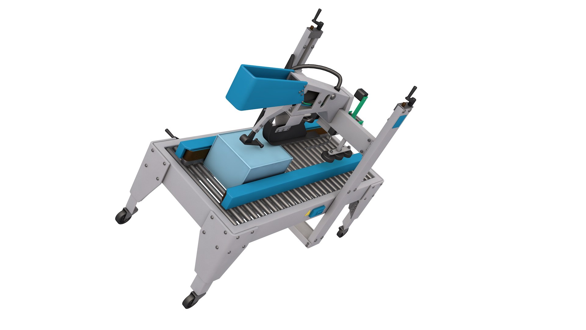 3D Carton Box Packing Machine Model - TurboSquid 2270430