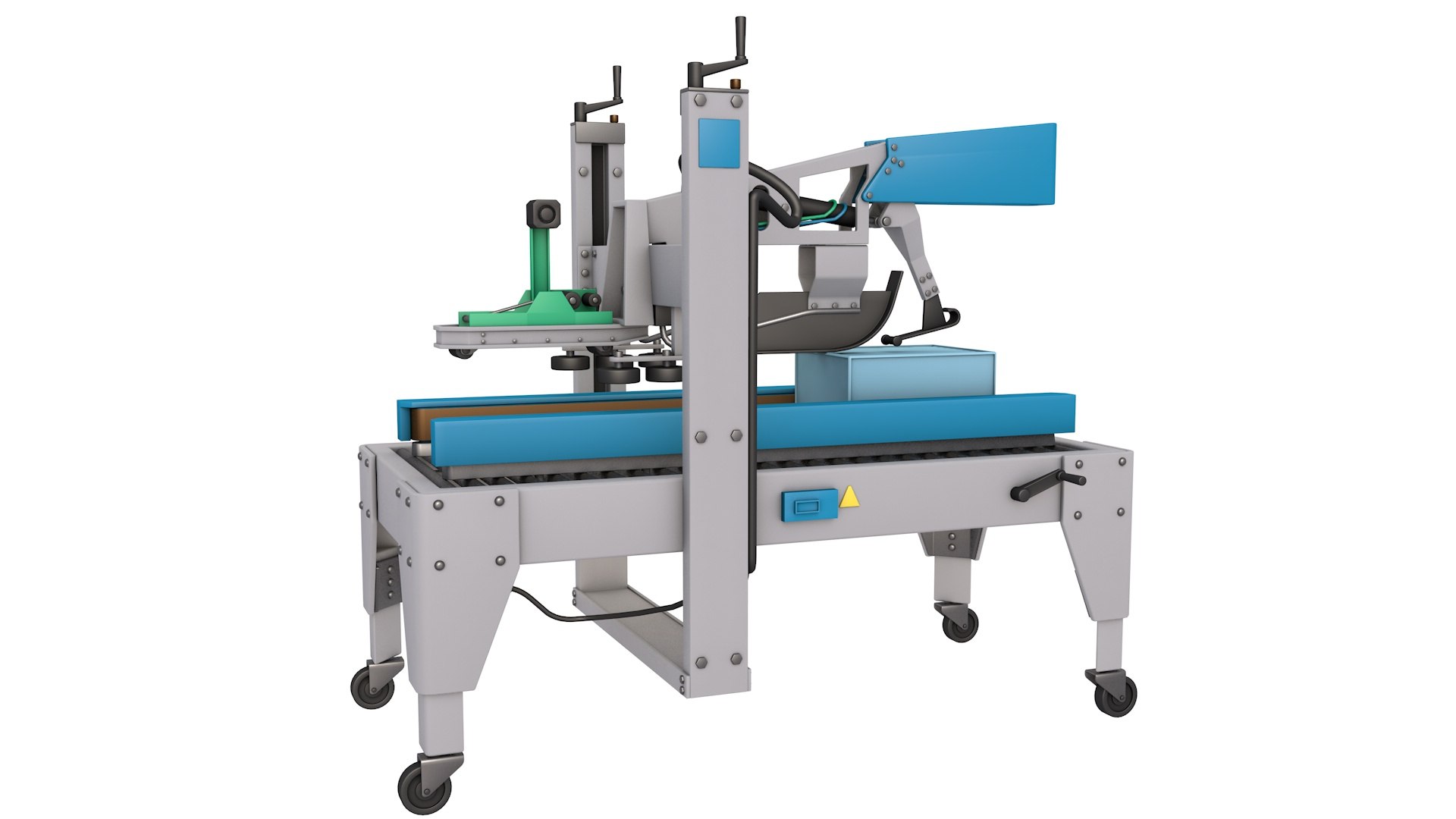 3D Carton Box Packing Machine Model - TurboSquid 2270430