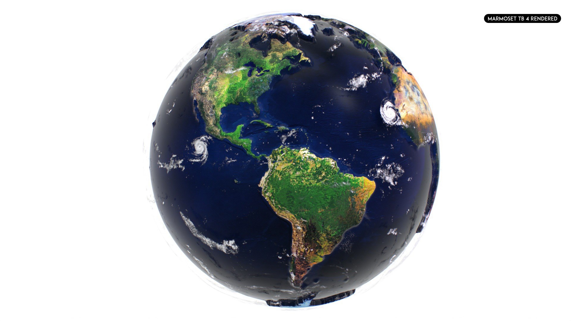 Realistic Globe 3D - TurboSquid 1968457