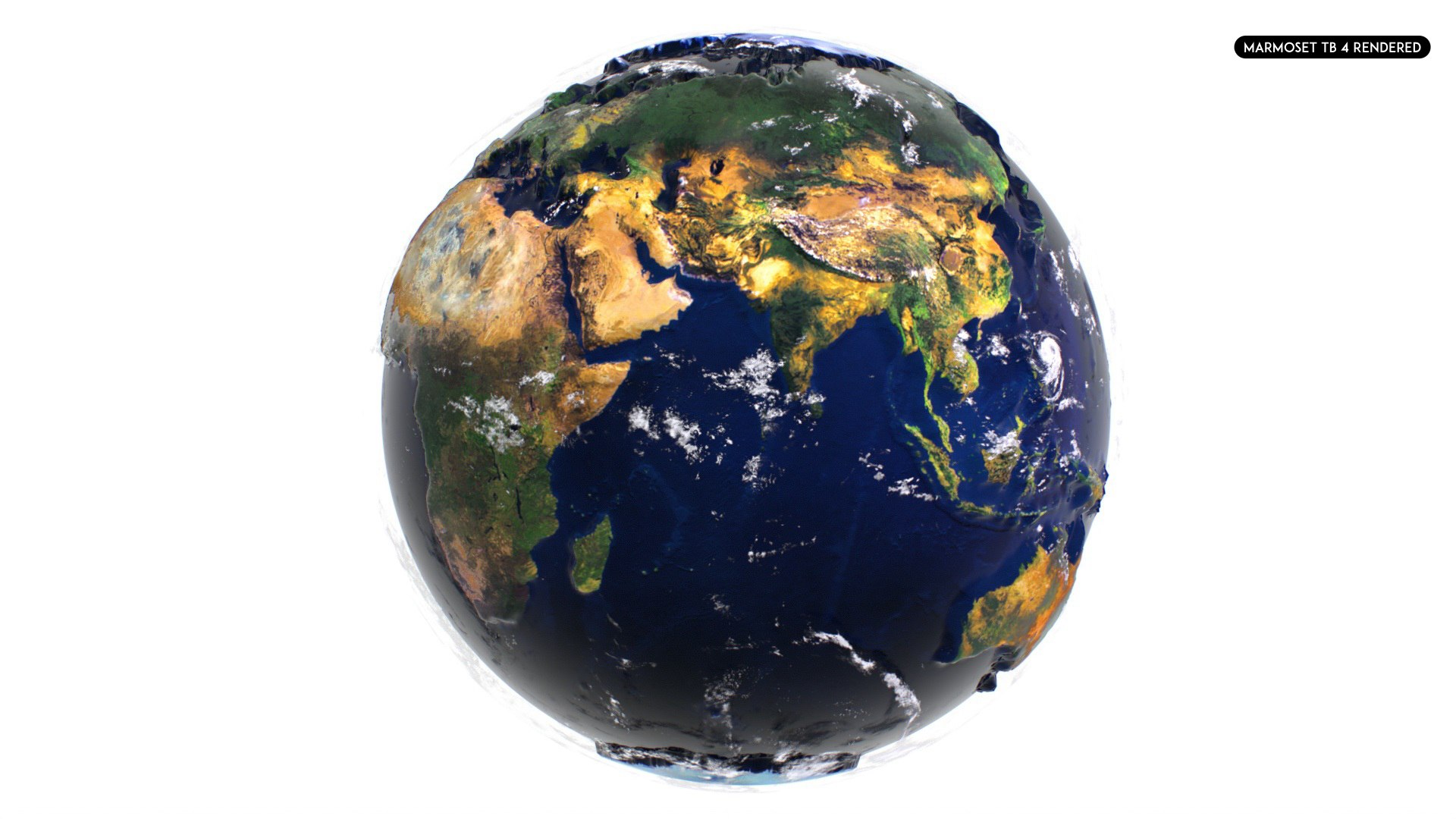 Realistic Globe 3D - TurboSquid 1968457