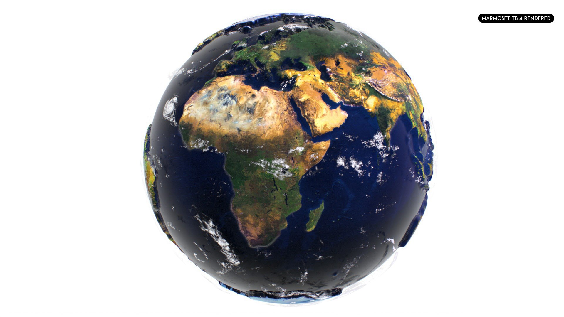 Realistic Globe 3D - TurboSquid 1968457