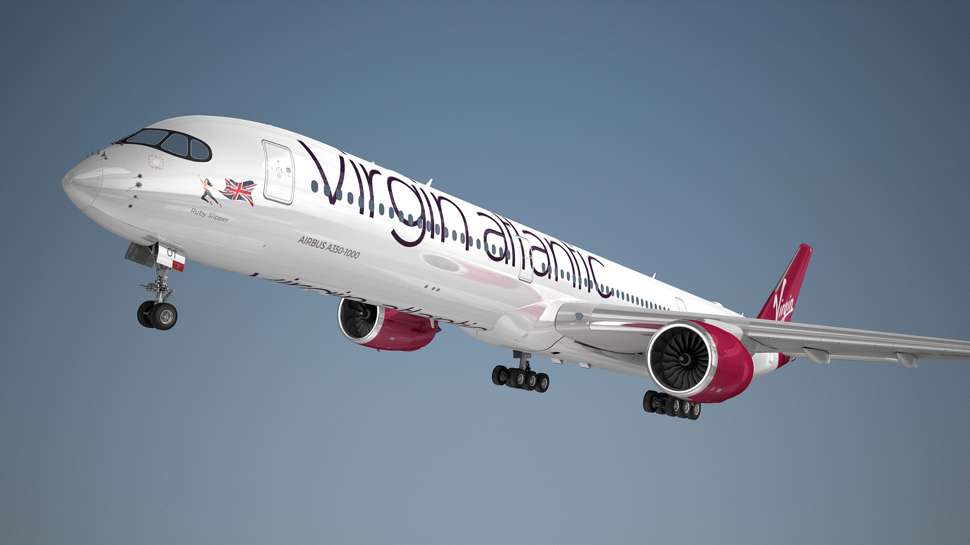 Airbus A350-1000 Virgin Atlantic 3D Model - TurboSquid 1965239