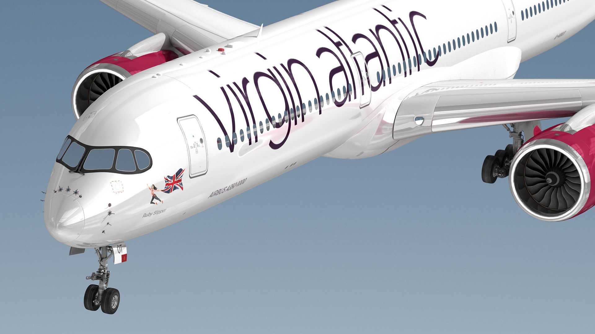 Airbus A350-1000 Virgin Atlantic 3D Model - TurboSquid 1965239