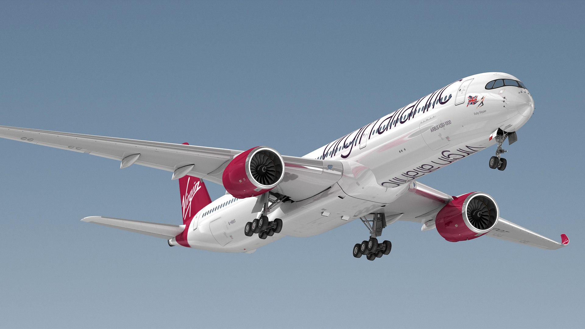 Airbus A350-1000 Virgin Atlantic 3D Model - TurboSquid 1965239