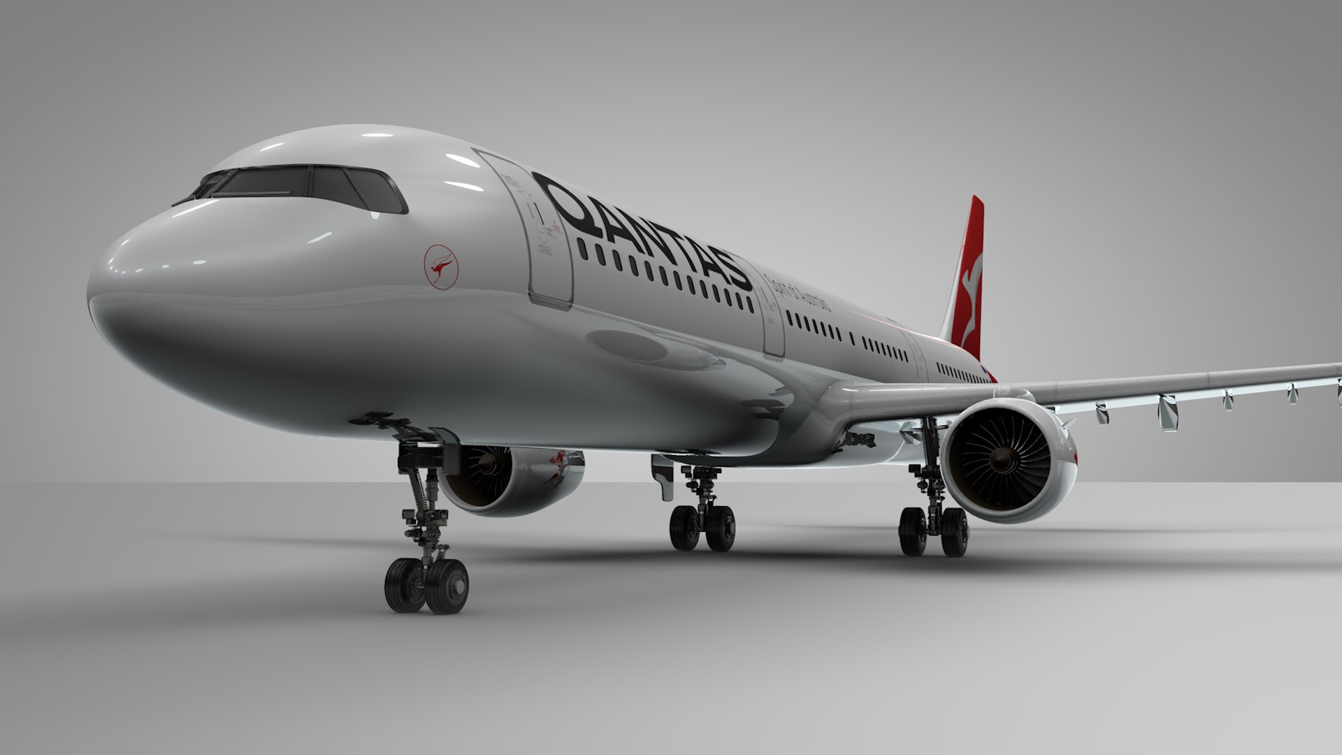 3D Airbus A321 Neo Qantas Model - TurboSquid 1443164