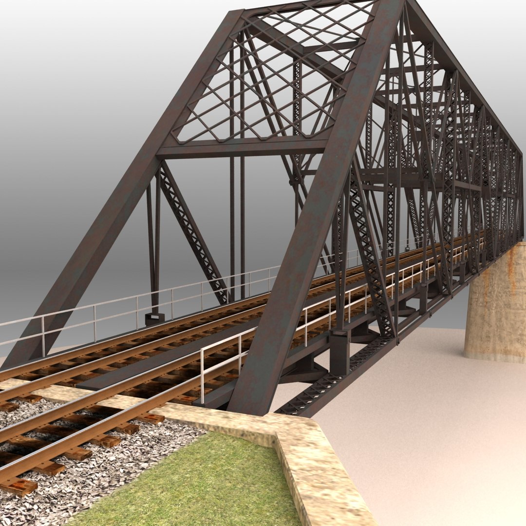 3d Model Rail Bridge