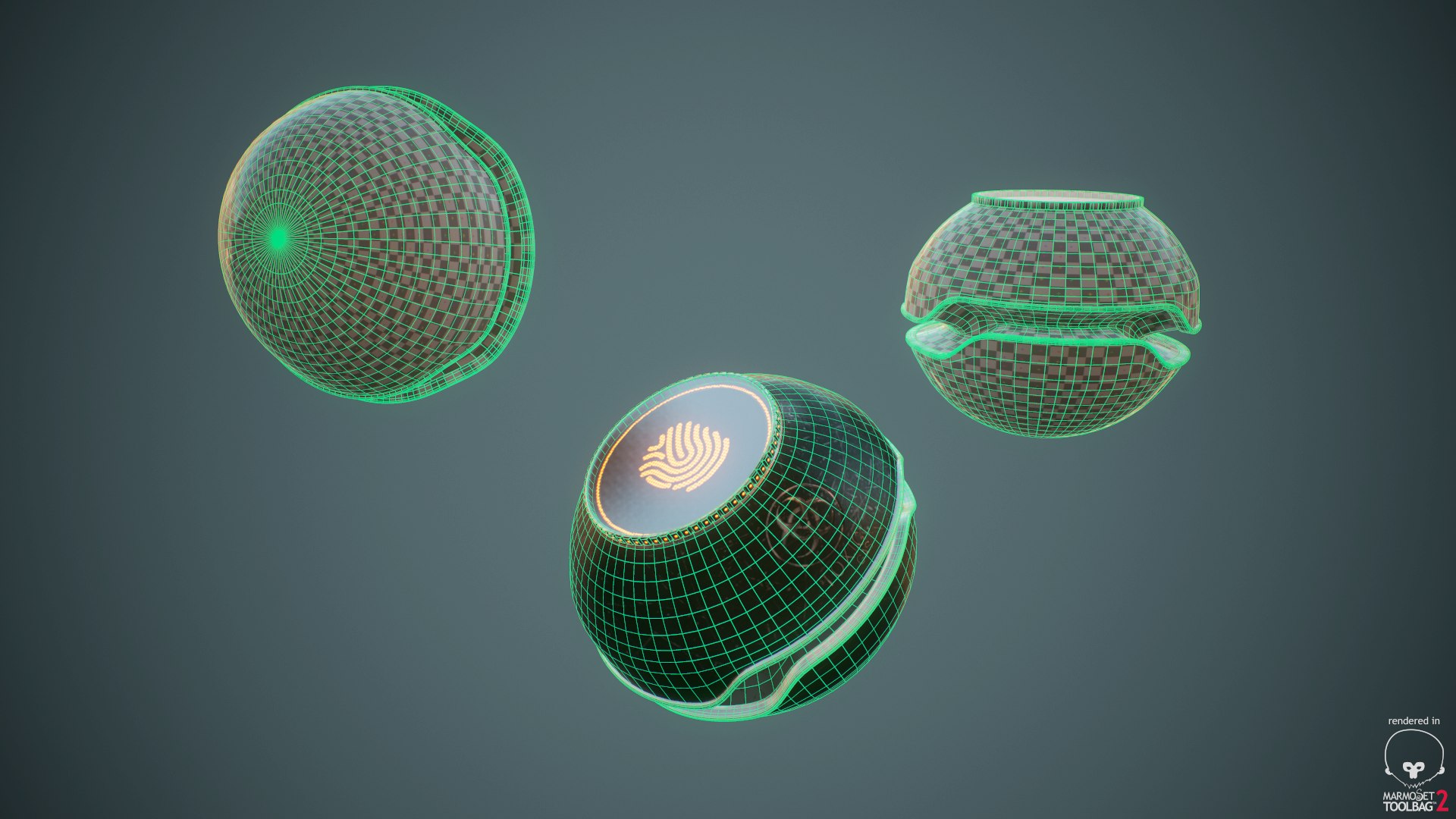 3d Toxic Gas Grenade Model