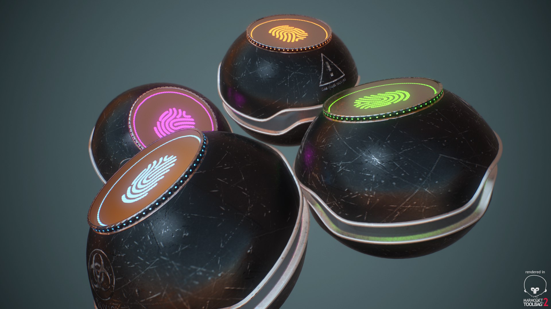 3d Toxic Gas Grenade Model