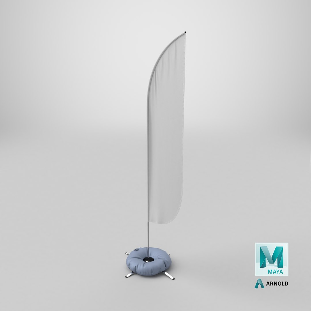 3D Banner 01v Base 05v PBR - TurboSquid 2193302