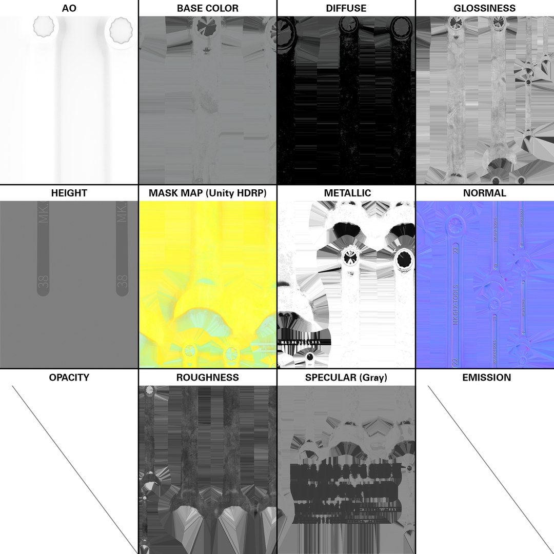 3D Spanner Model - TurboSquid 1761506