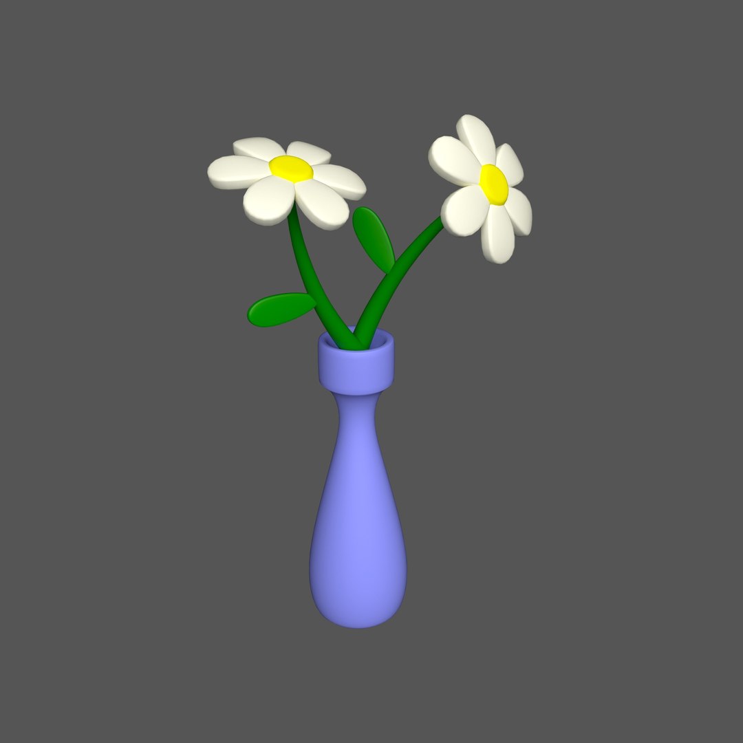 Cartoon Flower 3D model - TurboSquid 2061426