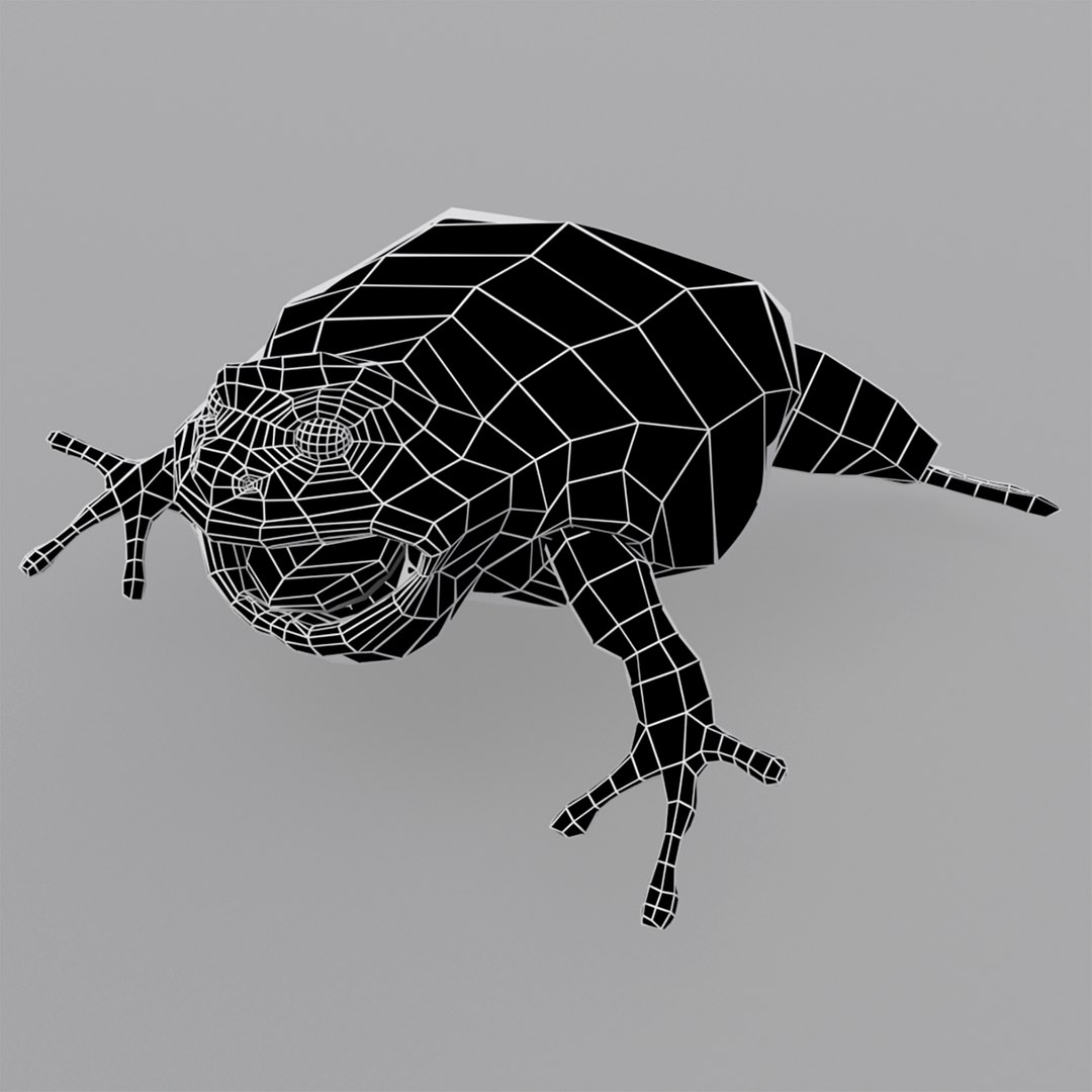 3D Toad Model - TurboSquid 1572472