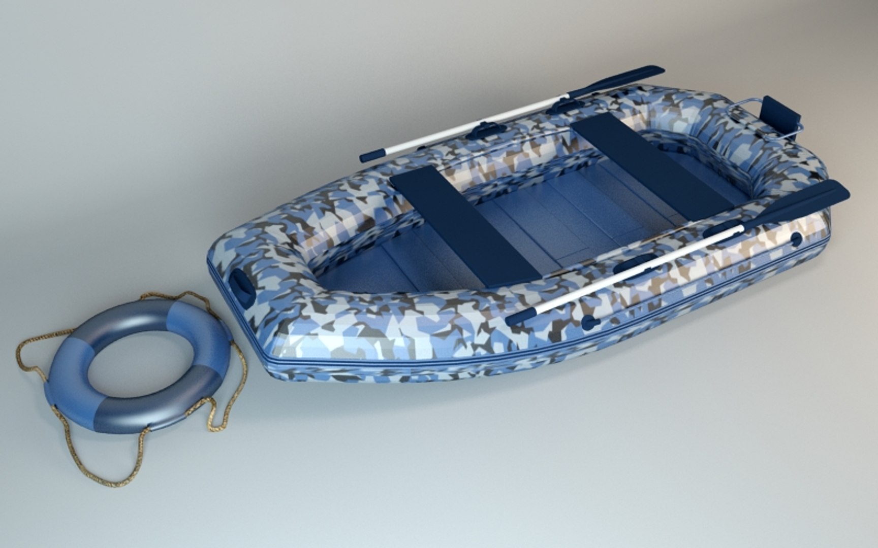 Inflatable Boat 3D Model - TurboSquid 1151552