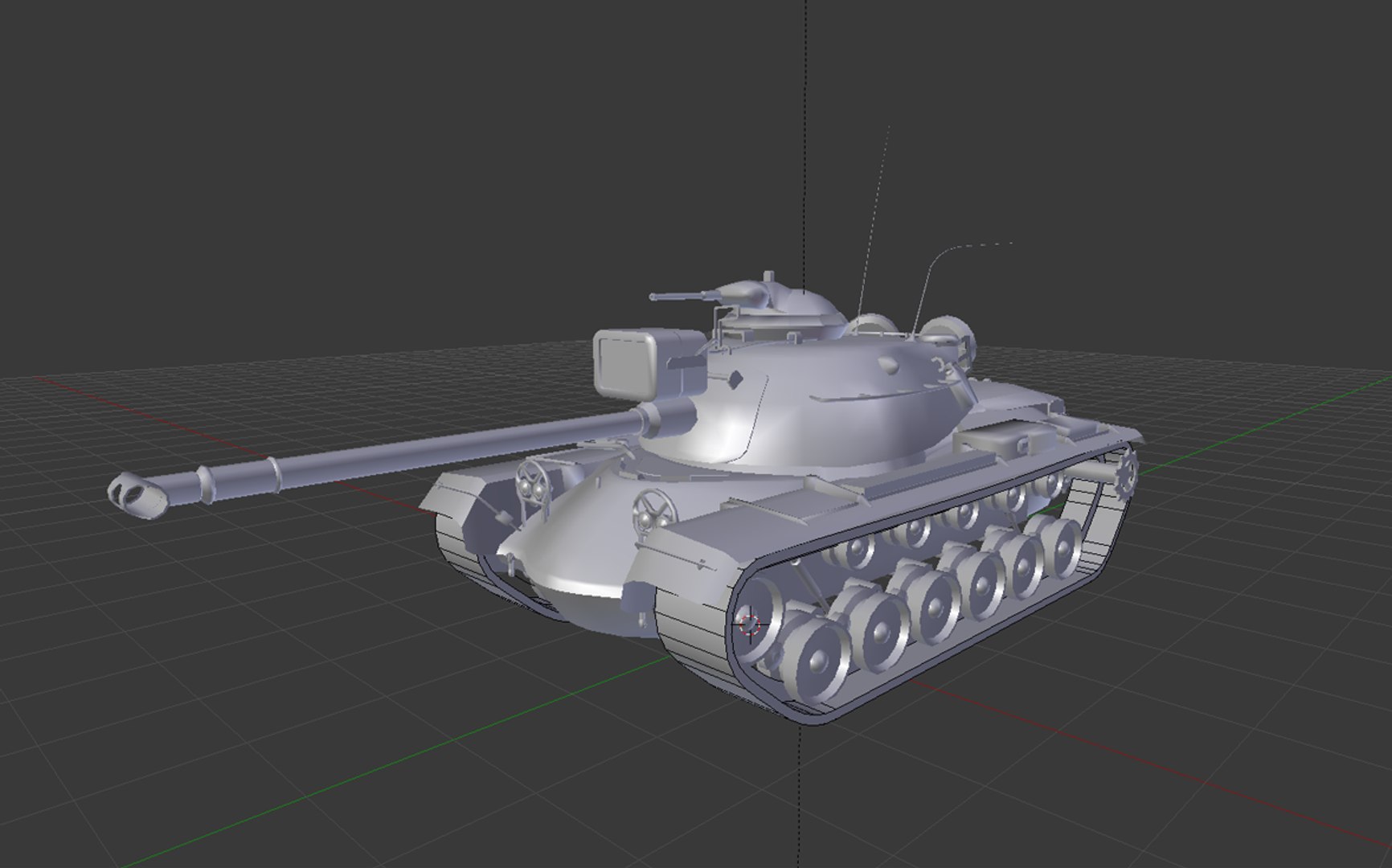 M48a3 Patton 3d Model