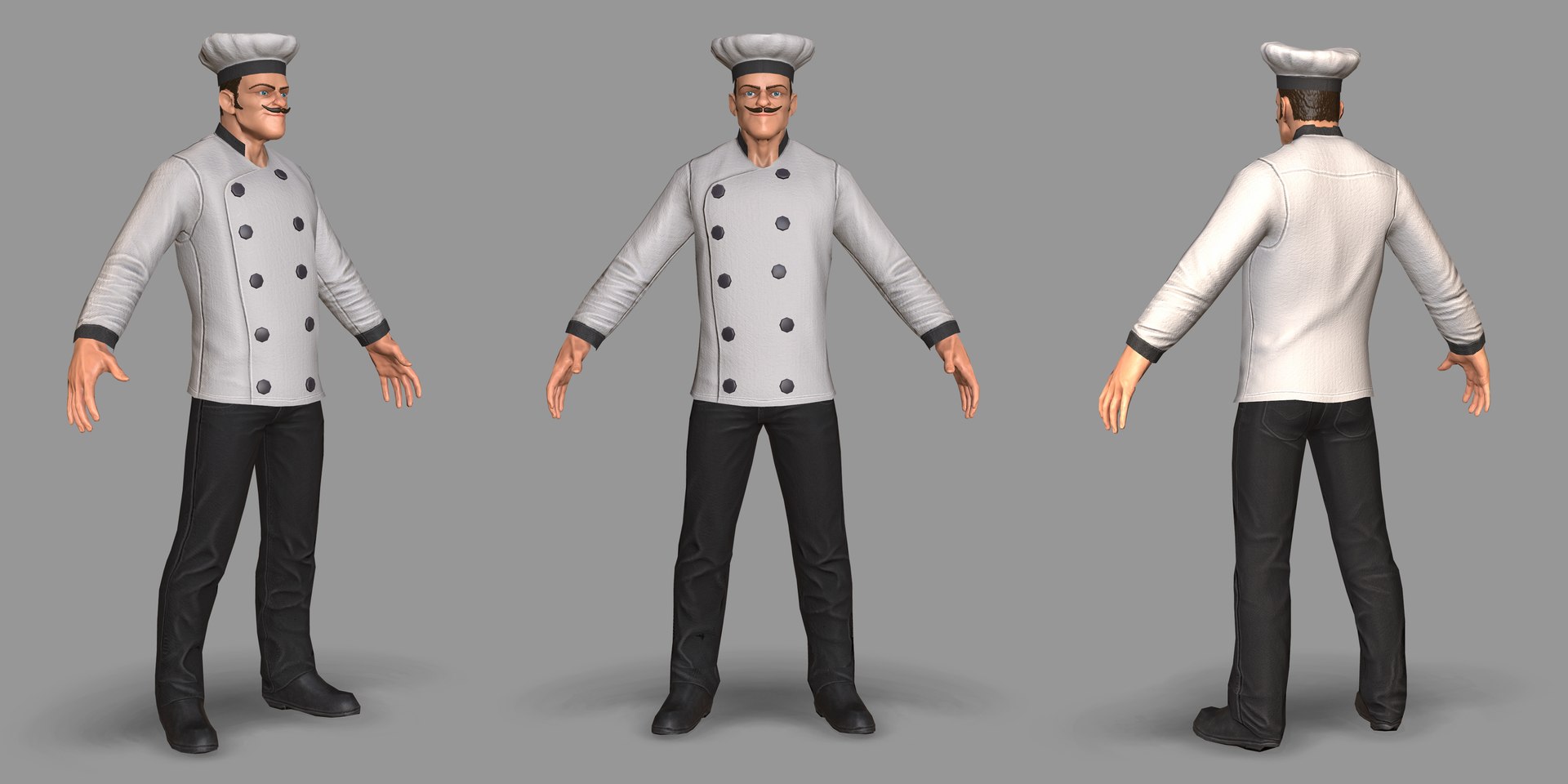 Chef 3D - TurboSquid 1274843