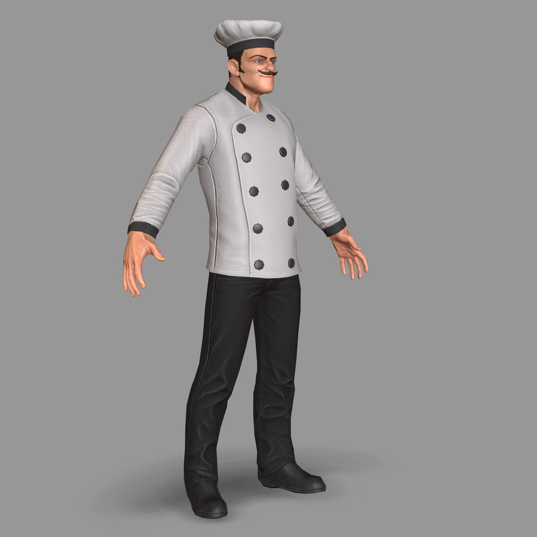 Chef 3D - TurboSquid 1274843