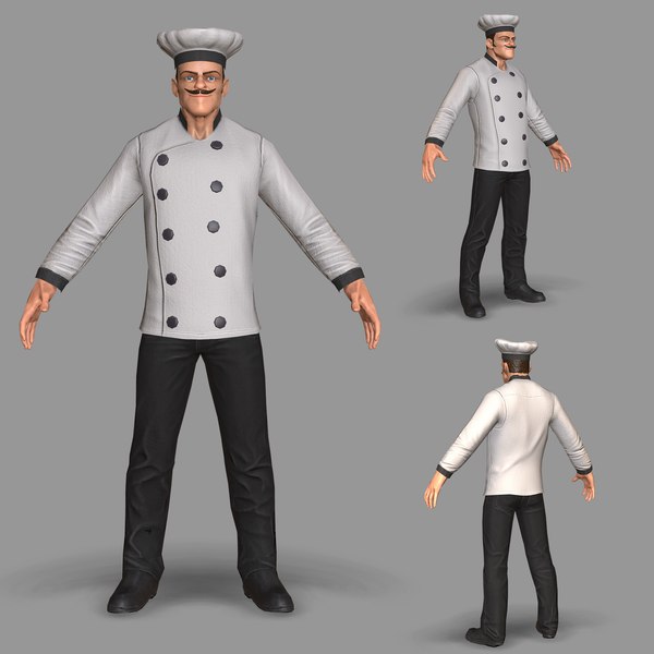 3D Chef Models | TurboSquid