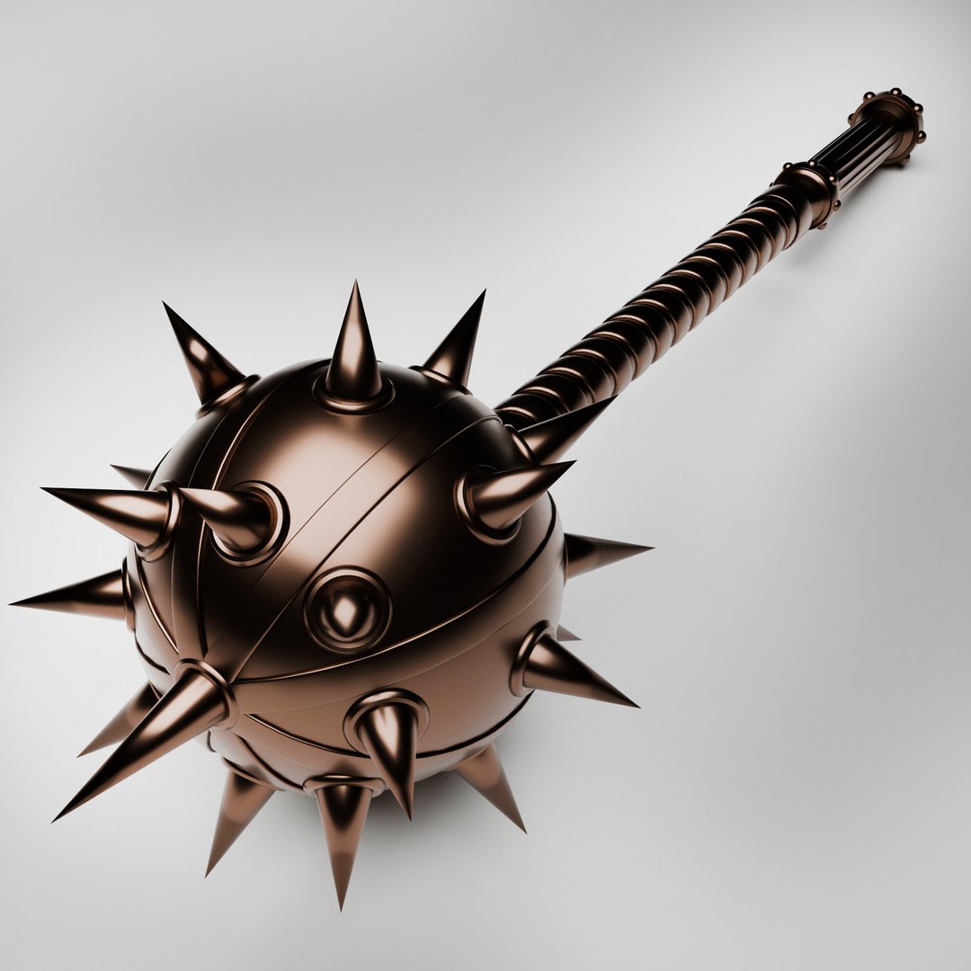 Battle Mace High-poly Model For 3D Printing And CNC Machines 3D Model ...