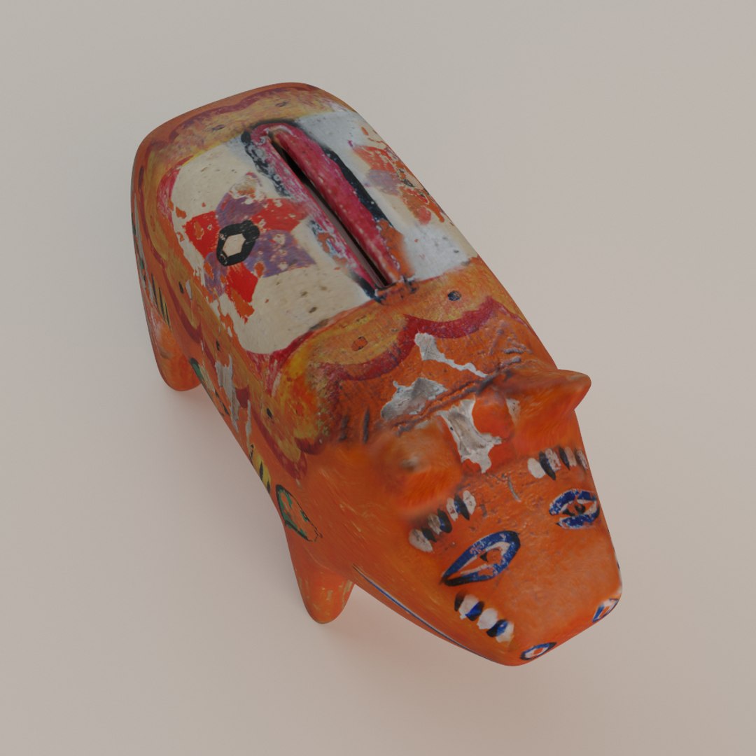 3d Model Of Old Money Bank