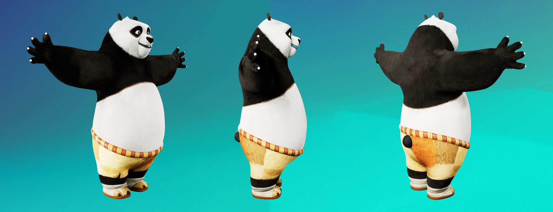 Kungfu Panda 3D Model - TurboSquid 2026307
