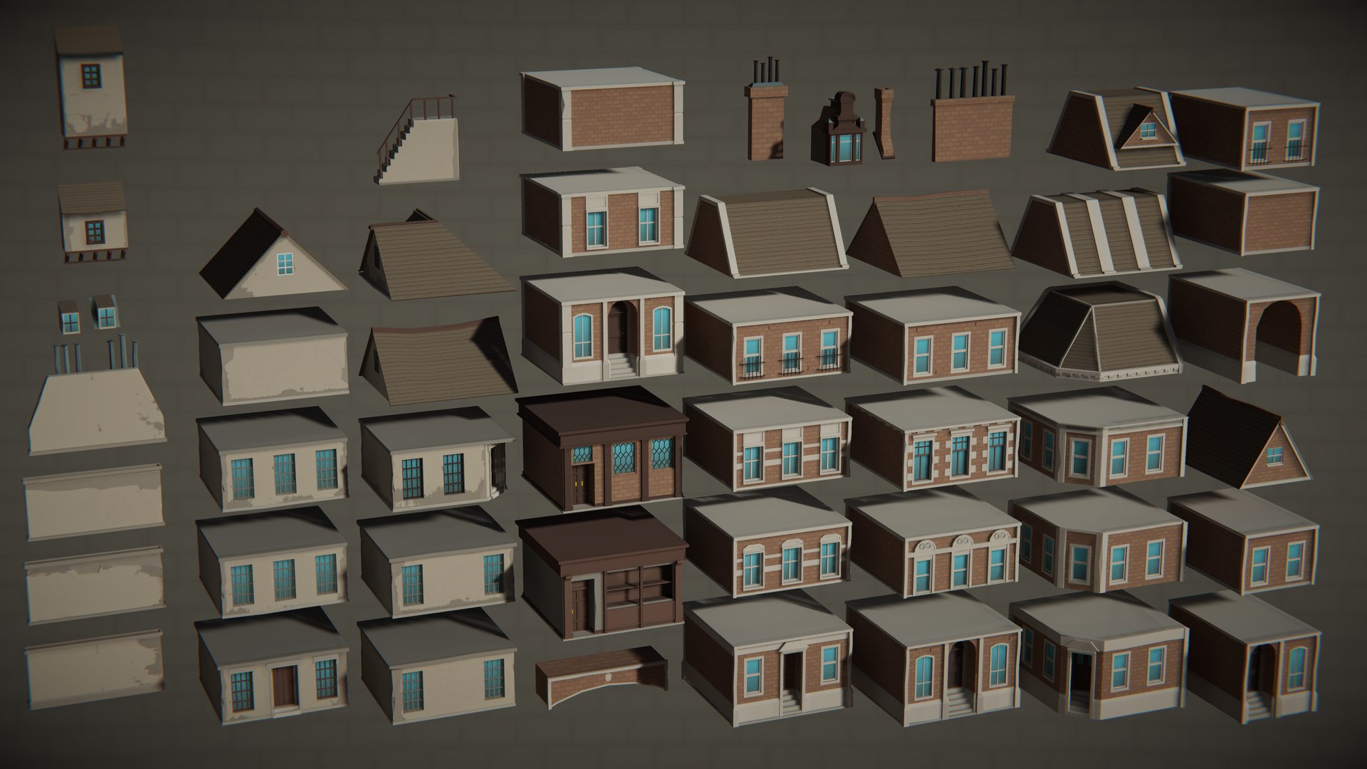 Old Victorian City Pack 3D Model - TurboSquid 1859116