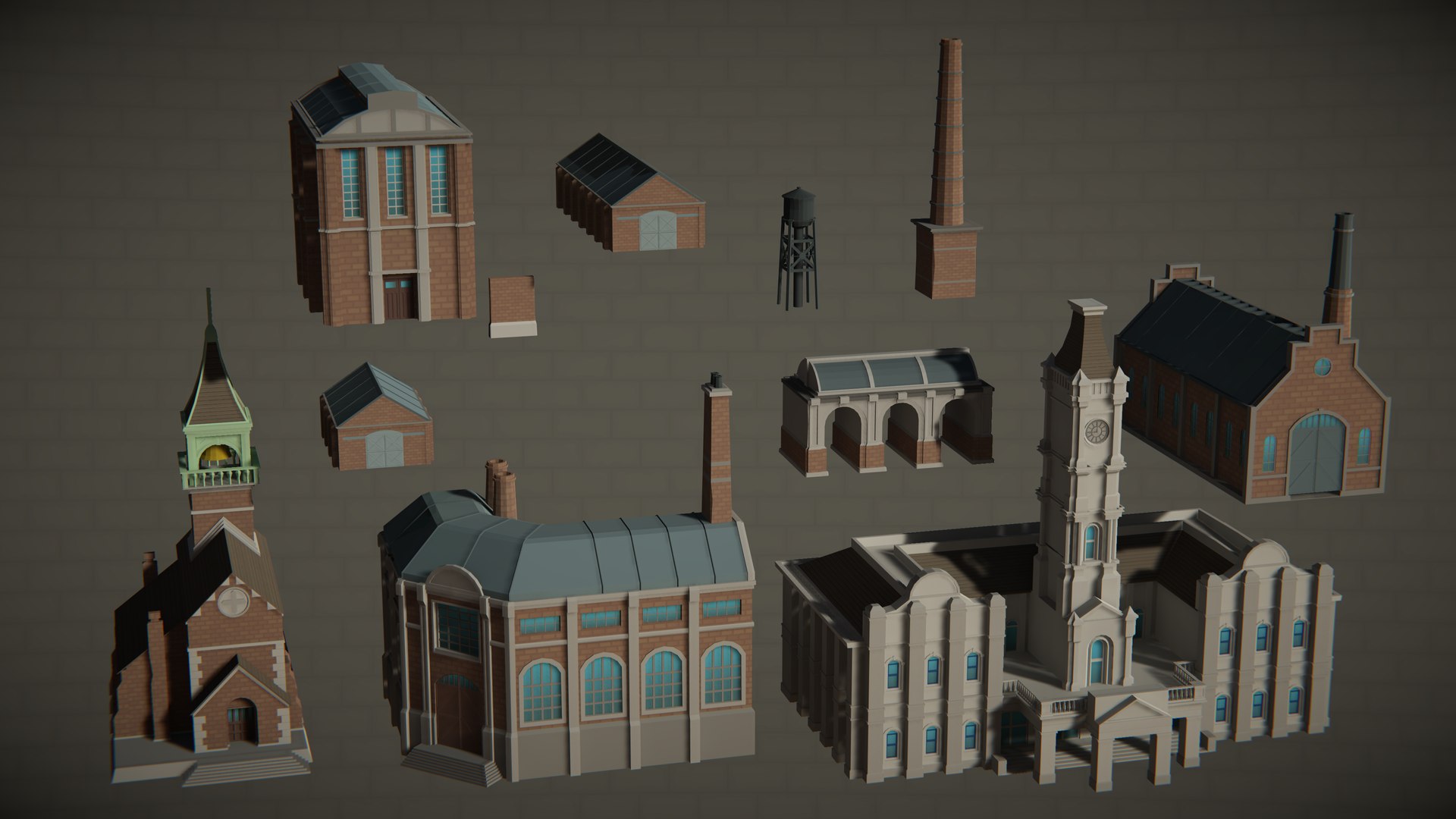 Old Victorian City Pack 3D Model - TurboSquid 1859116