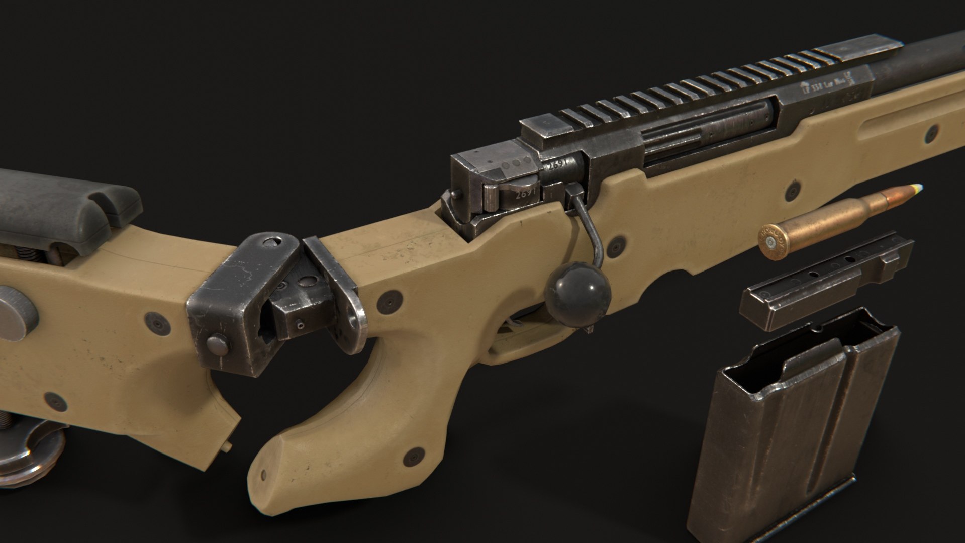 3D Awm Arctic Warfare Magnum Model - TurboSquid 1607679