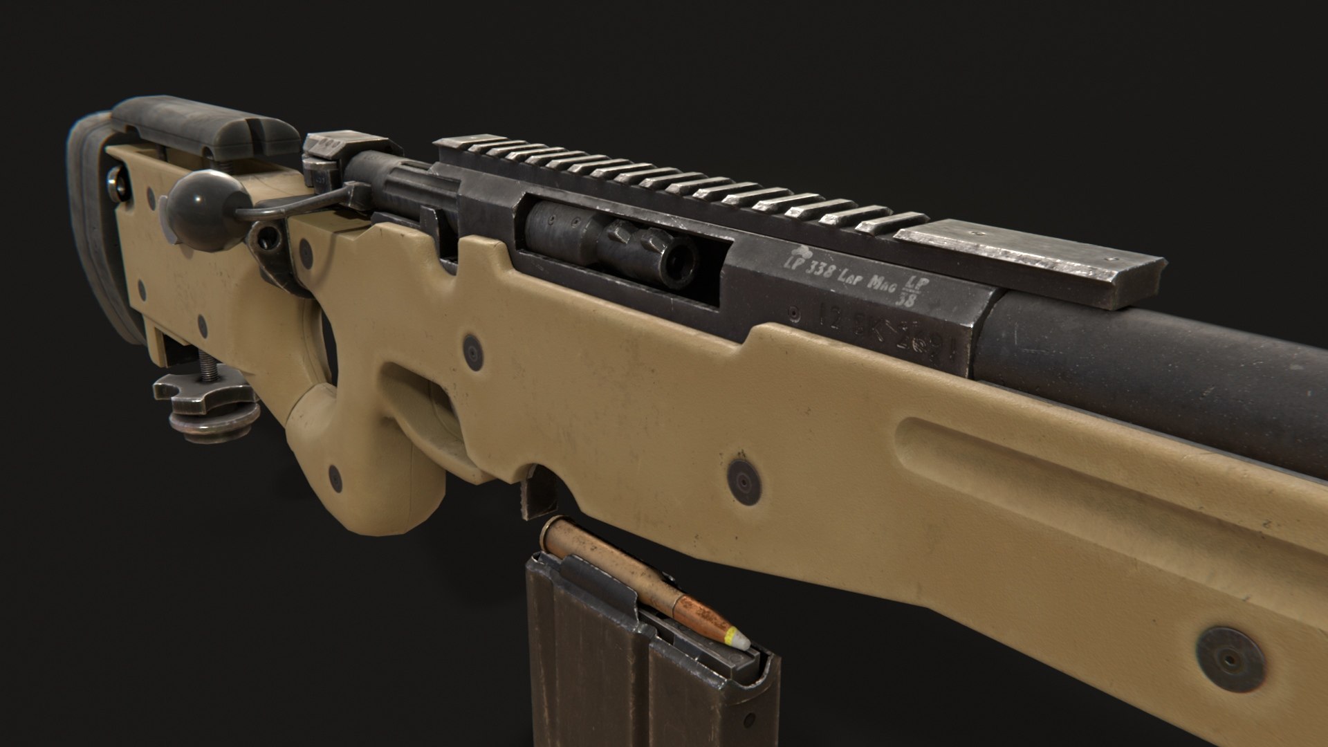 3D Awm Arctic Warfare Magnum Model - TurboSquid 1607679