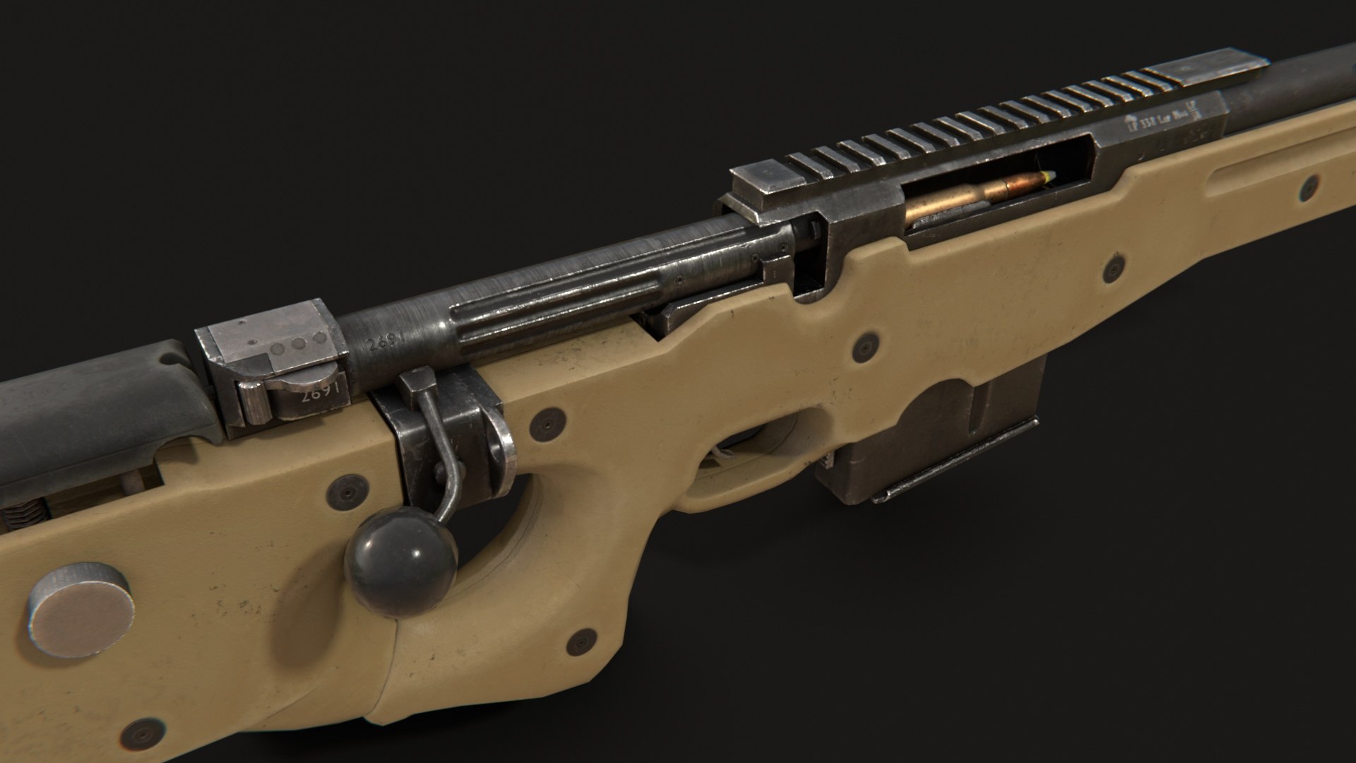 3D Awm Arctic Warfare Magnum Model - TurboSquid 1607679