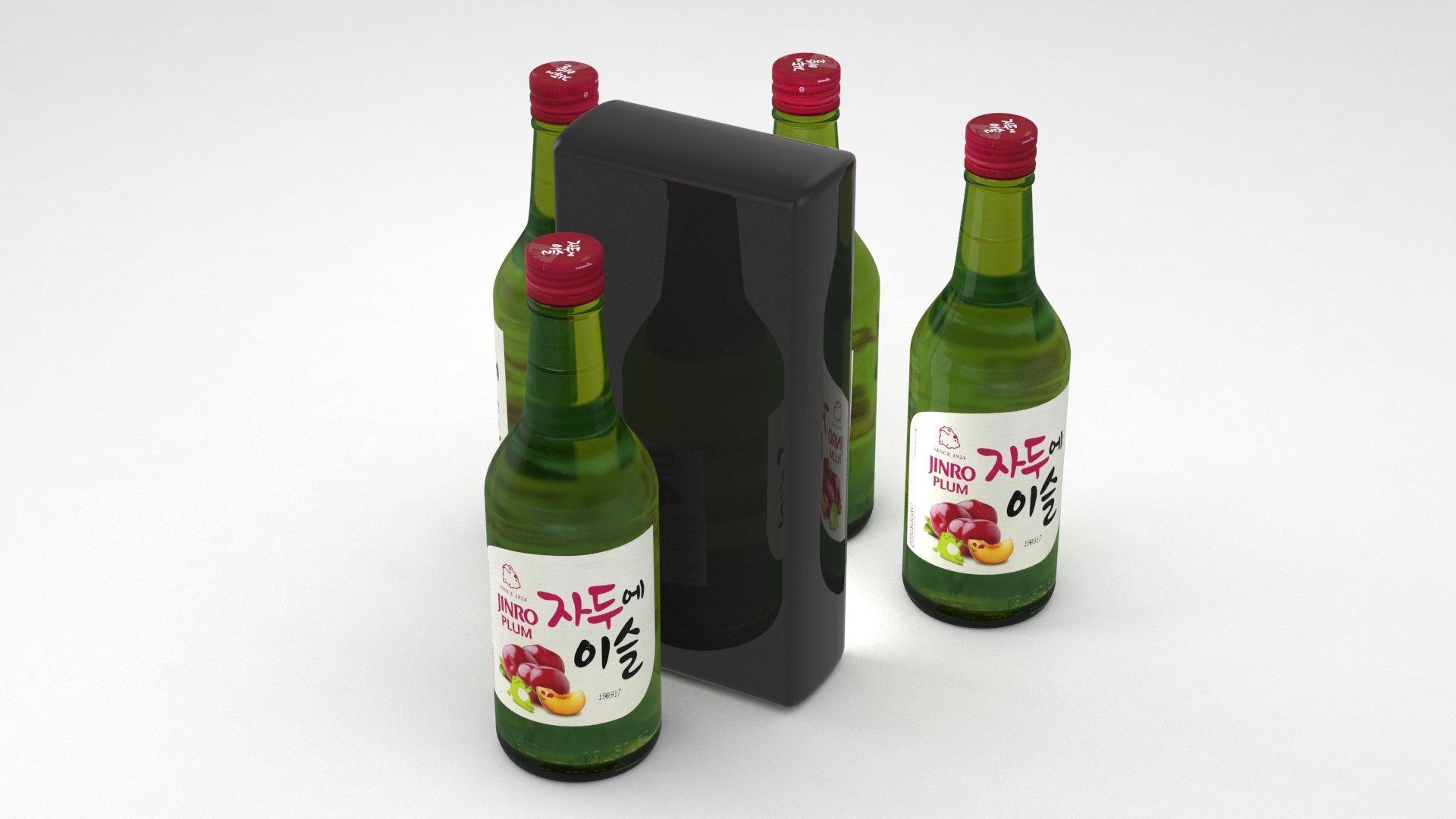 Bottle Alcohol 3D Model - TurboSquid 1600712