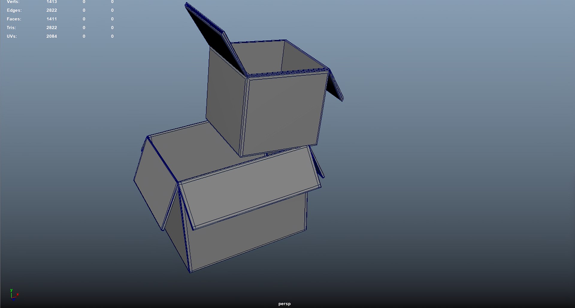 Free Carboard Boxes 3D Model - TurboSquid 1811233