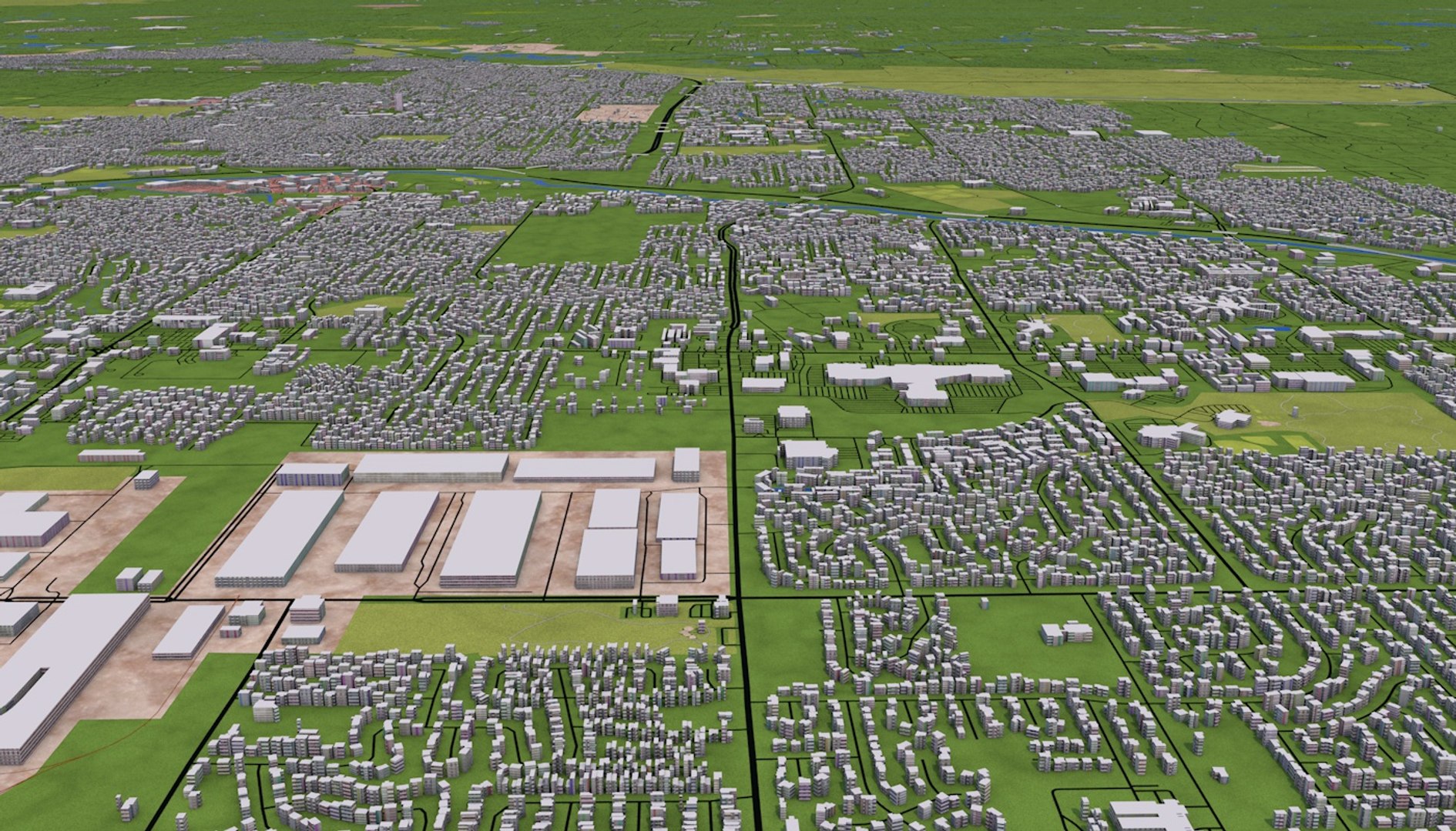 3D Model Memphis City Street - TurboSquid 1431653