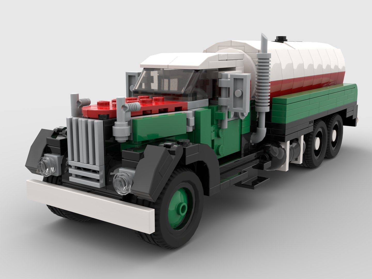 3D Vintage Heavy Tanker Truck Octan Livery LEGO TOY Model - TurboSquid ...