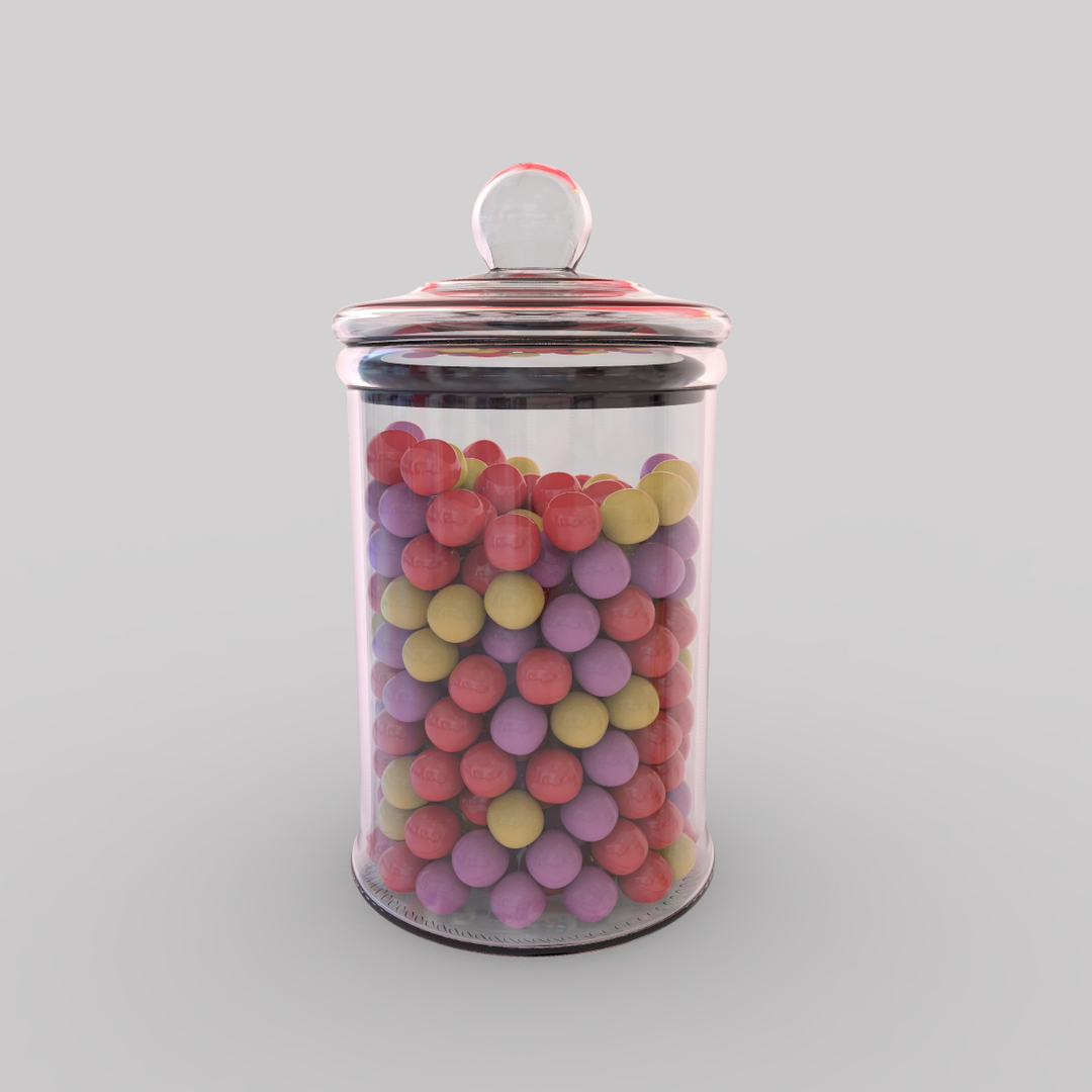 3d Chewing-gum Jar