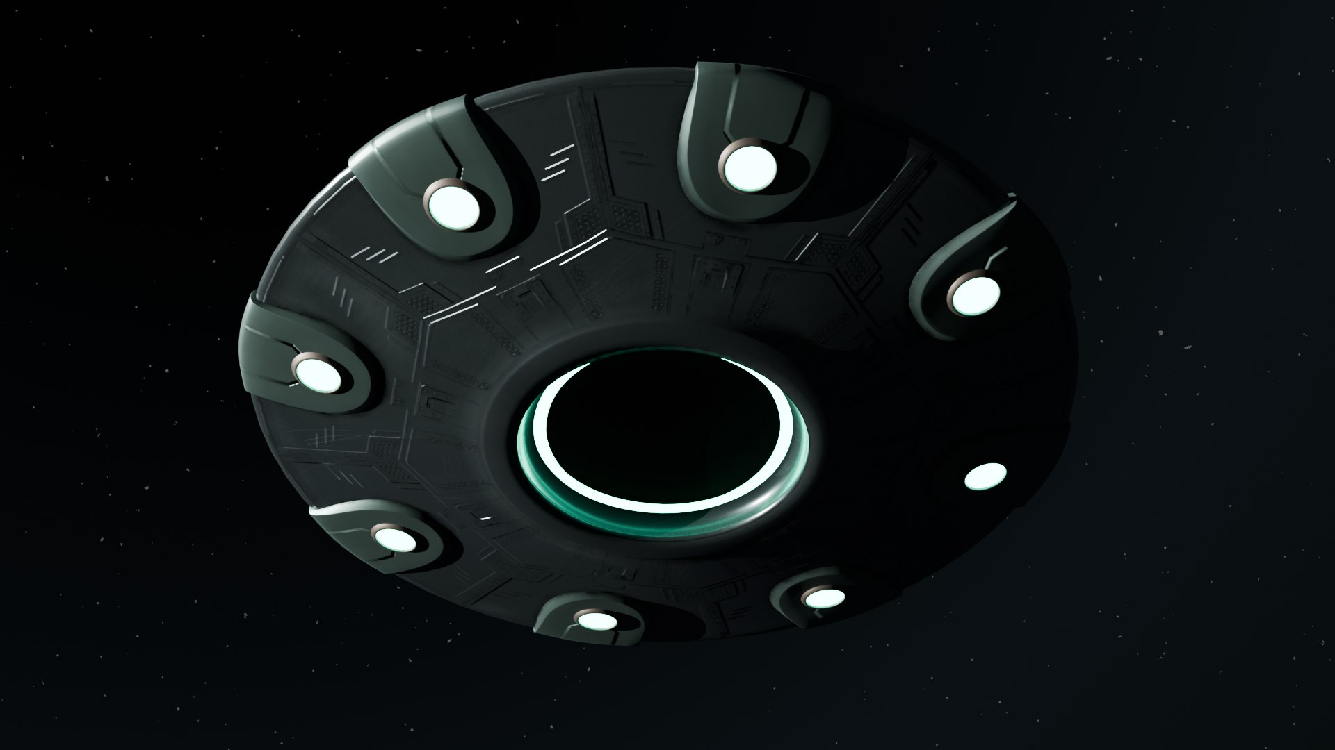 3D Model Classic UFO - TurboSquid 2217373