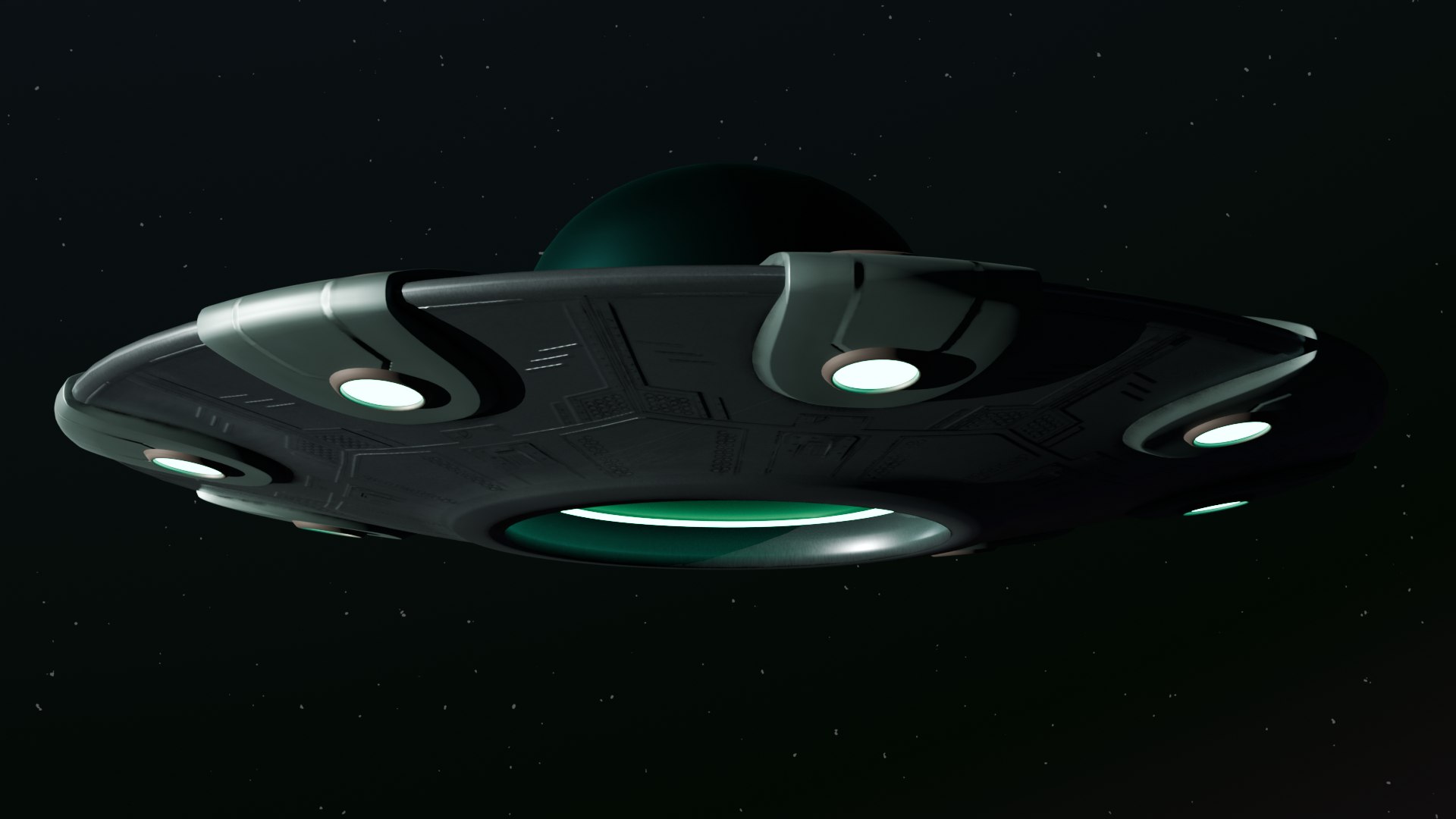 3D Model Classic UFO - TurboSquid 2217373