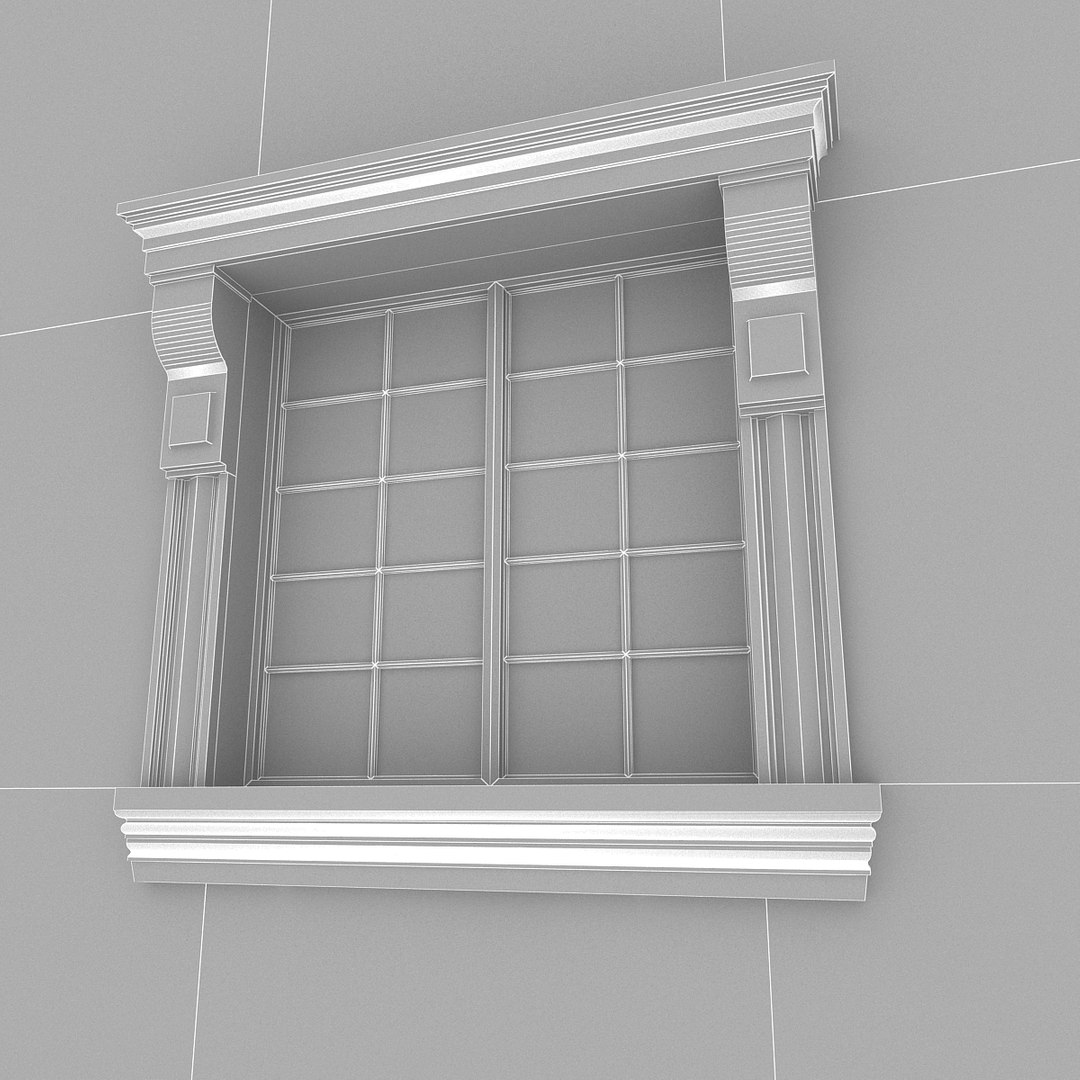 Window Frame 3D Model - TurboSquid 1446275
