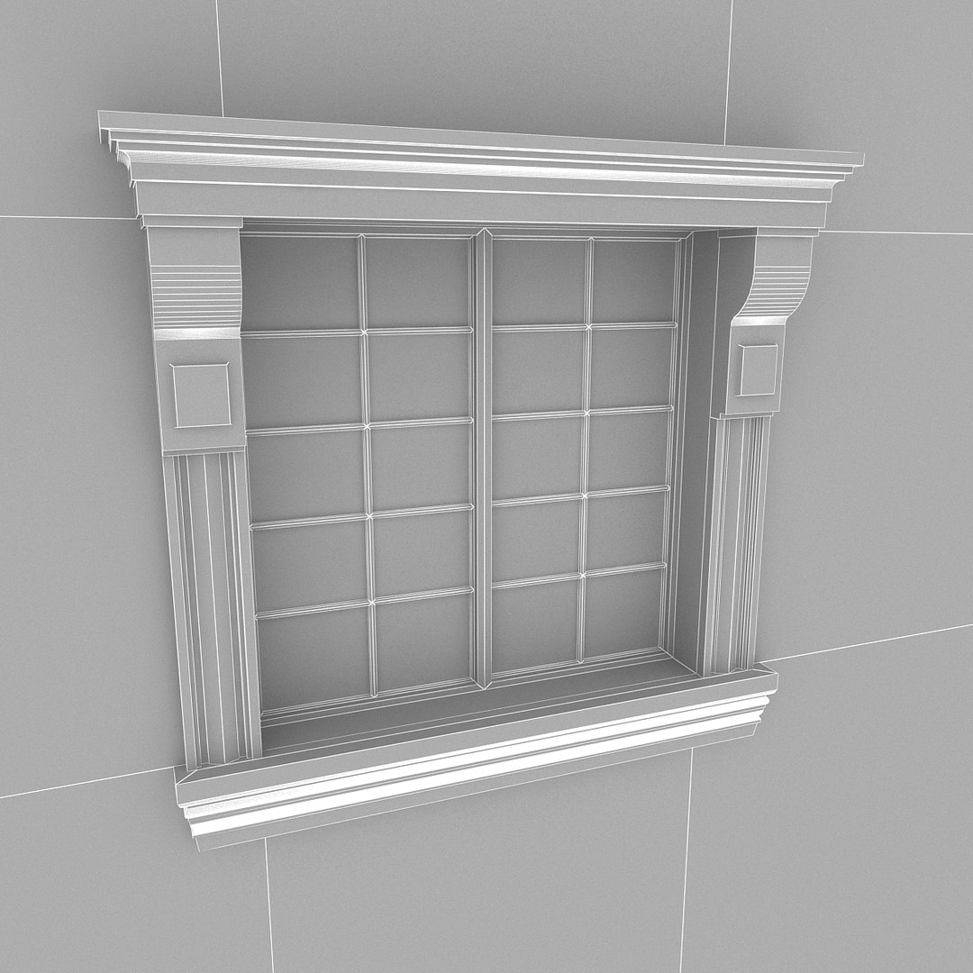 Window Frame 3D Model - TurboSquid 1446275