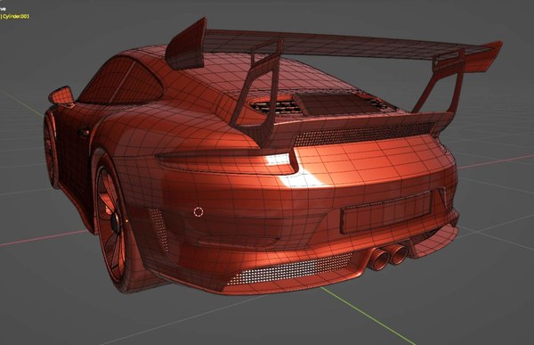 3D Porshche 911 Gt3 Rs 2018 - TurboSquid 2048262