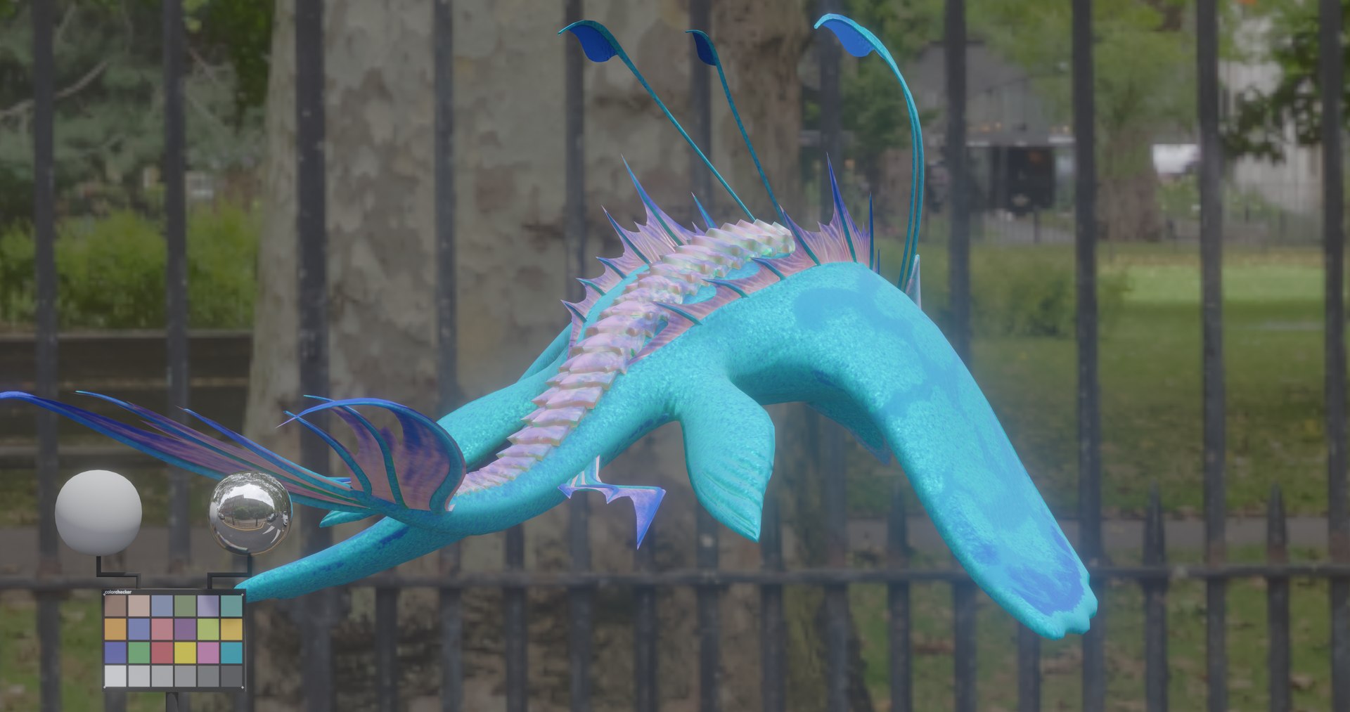 3D Flying sea creature - Rigged - TurboSquid 2085658