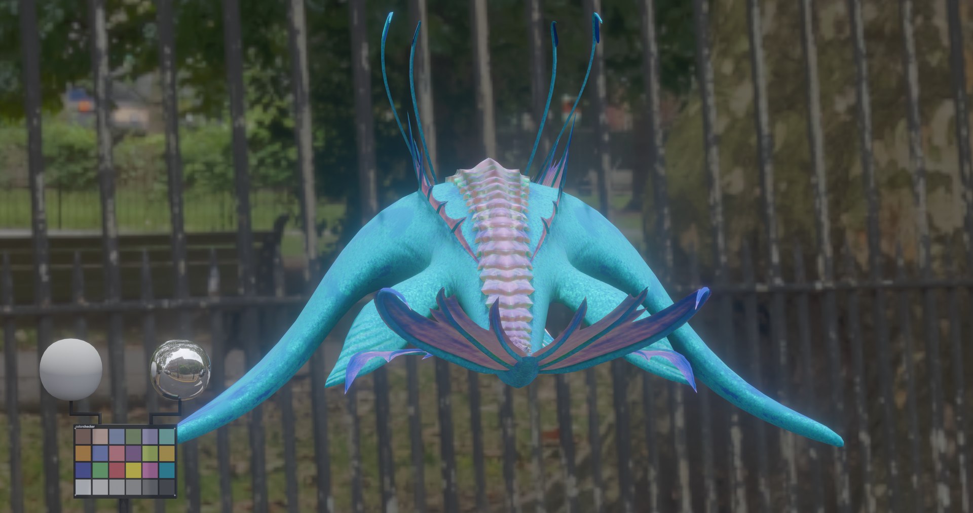 3D Flying sea creature - Rigged - TurboSquid 2085658