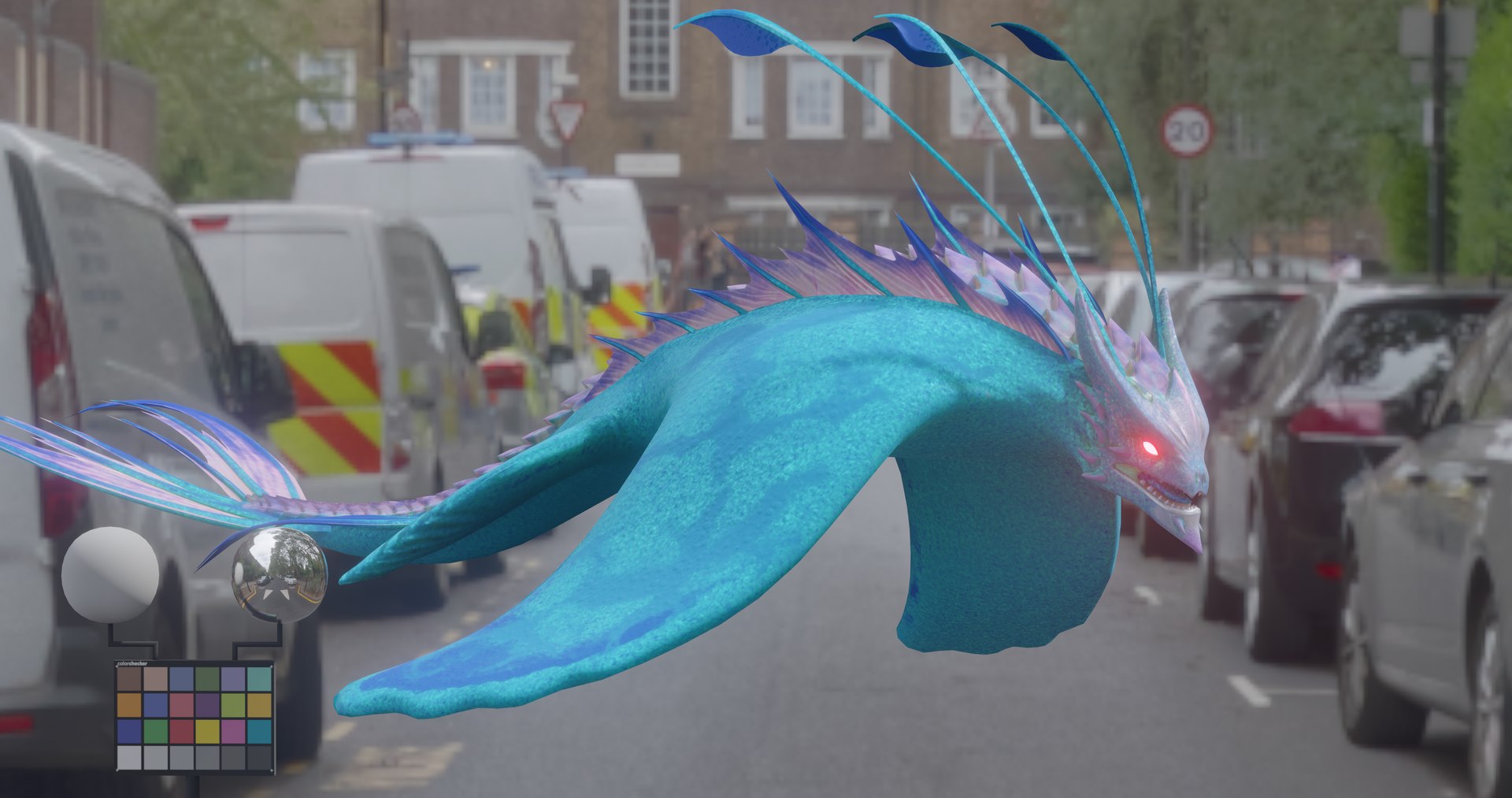 3D Flying sea creature - Rigged - TurboSquid 2085658