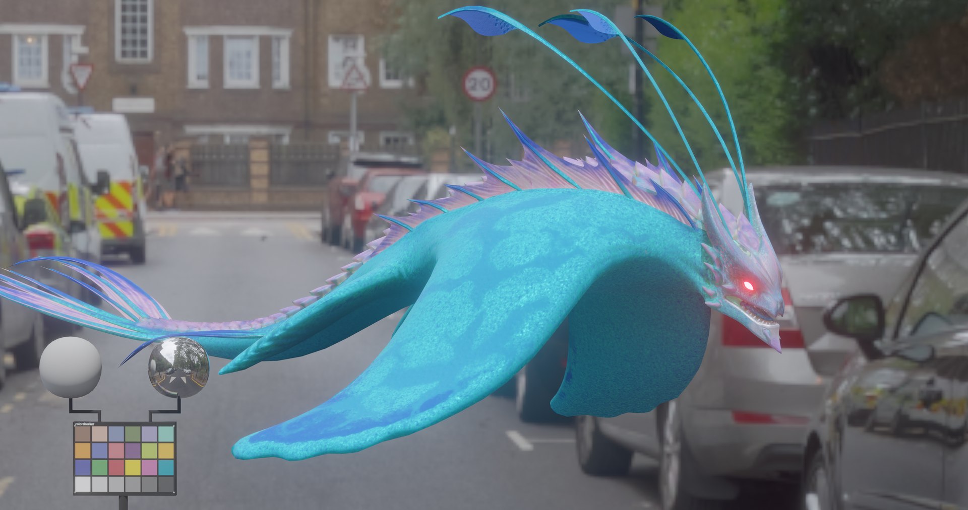 3D Flying sea creature - Rigged - TurboSquid 2085658