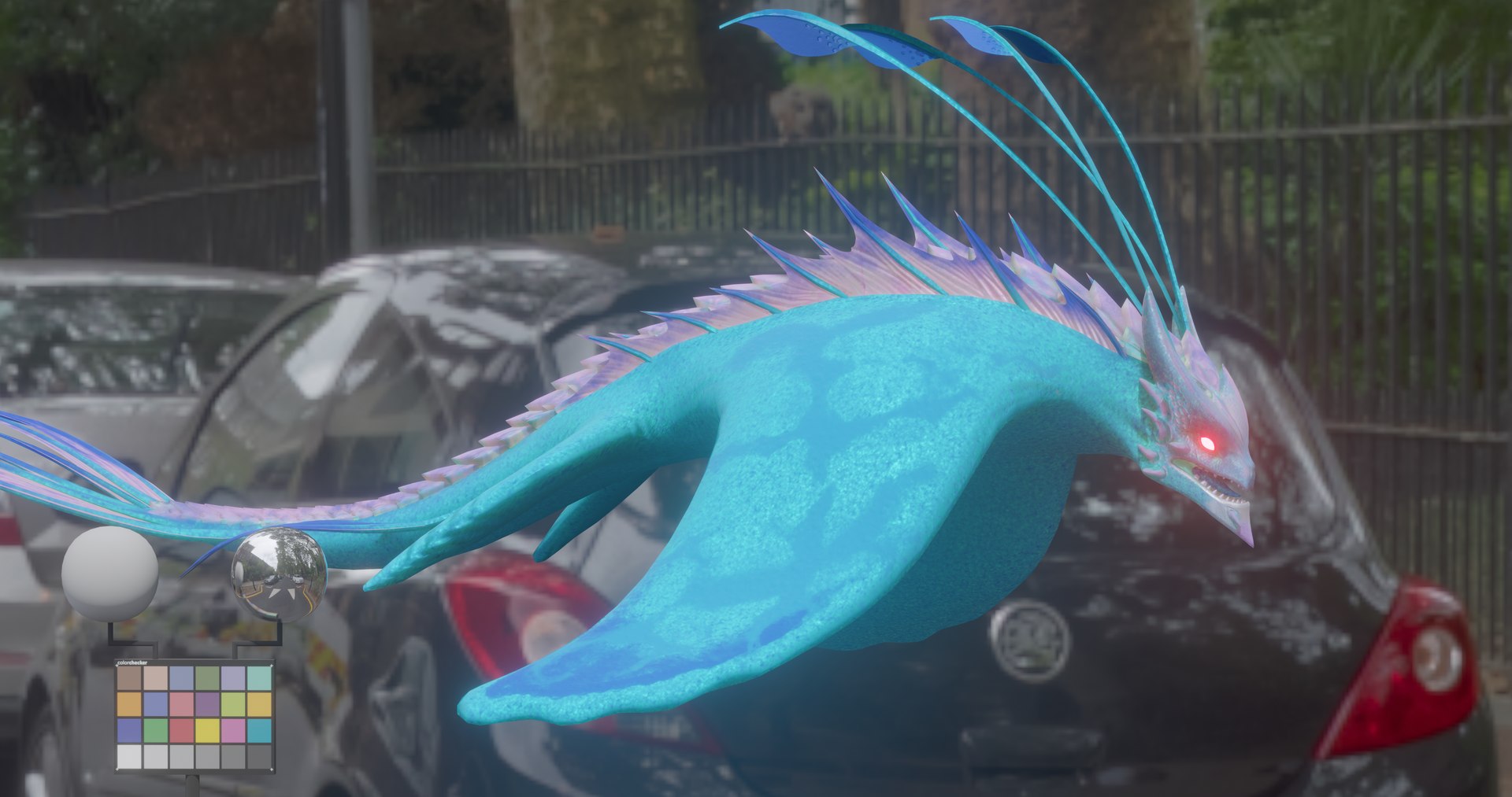 3D Flying sea creature - Rigged - TurboSquid 2085658