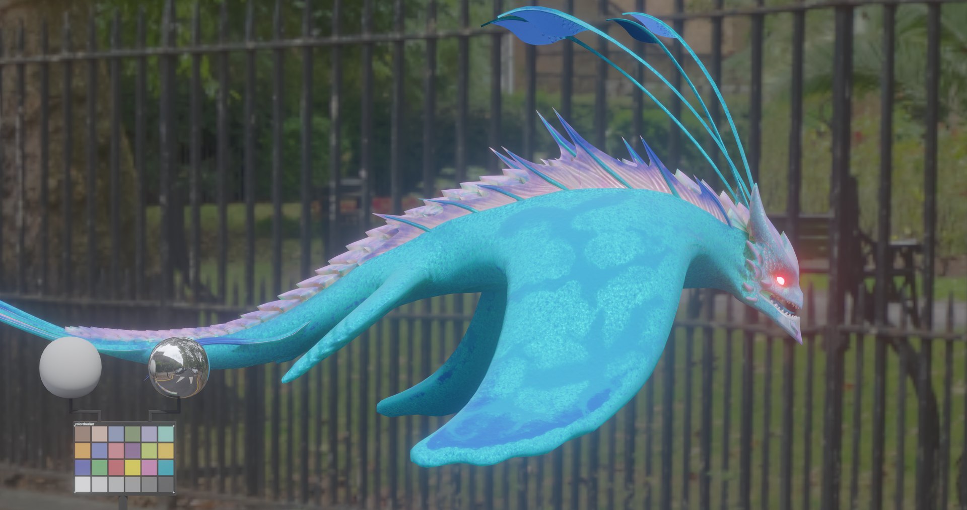 3D Flying sea creature - Rigged - TurboSquid 2085658