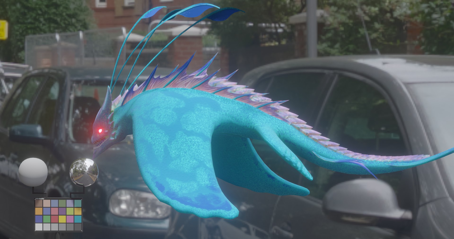 3D Flying sea creature - Rigged - TurboSquid 2085658