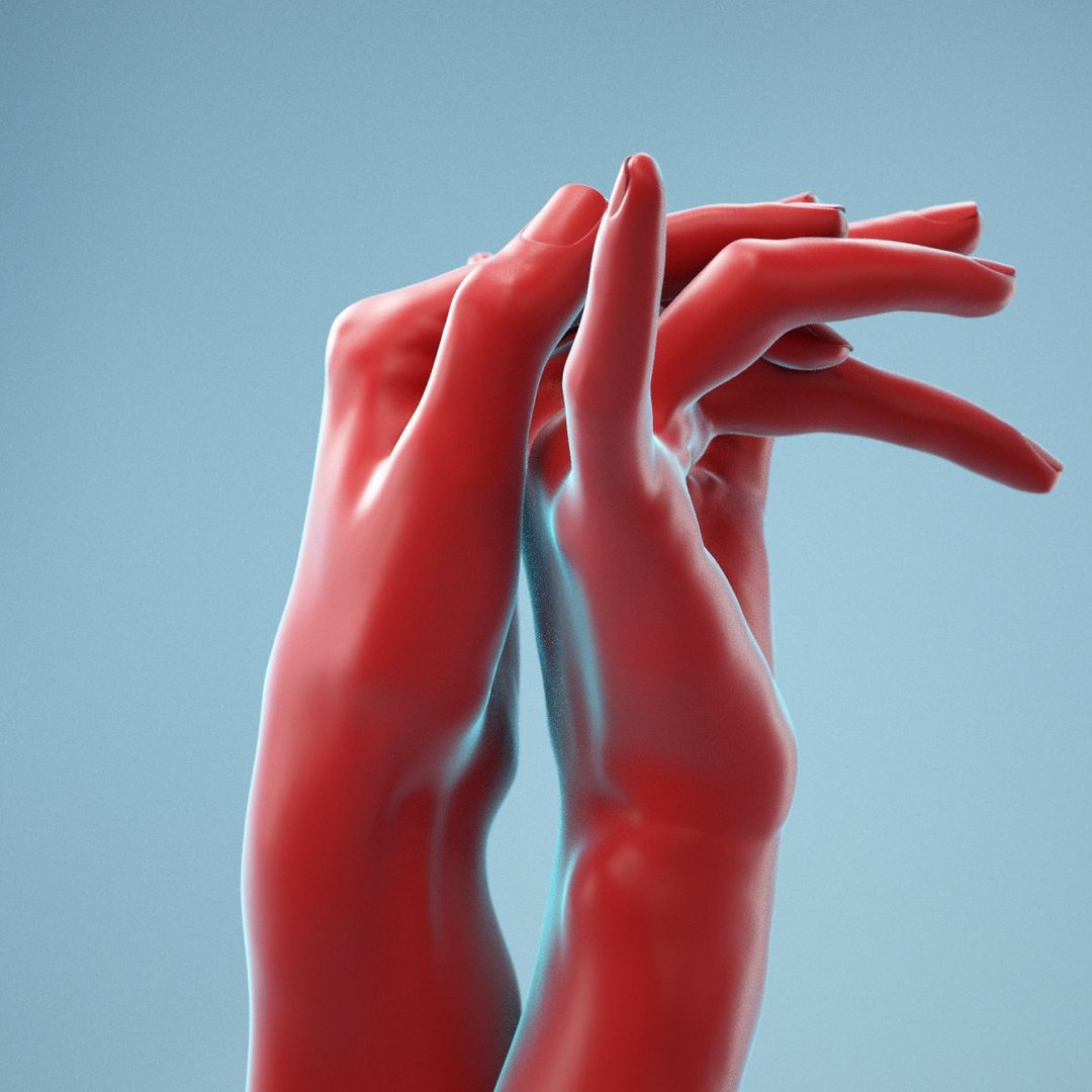Female Hand 3D Model - TurboSquid 1451715