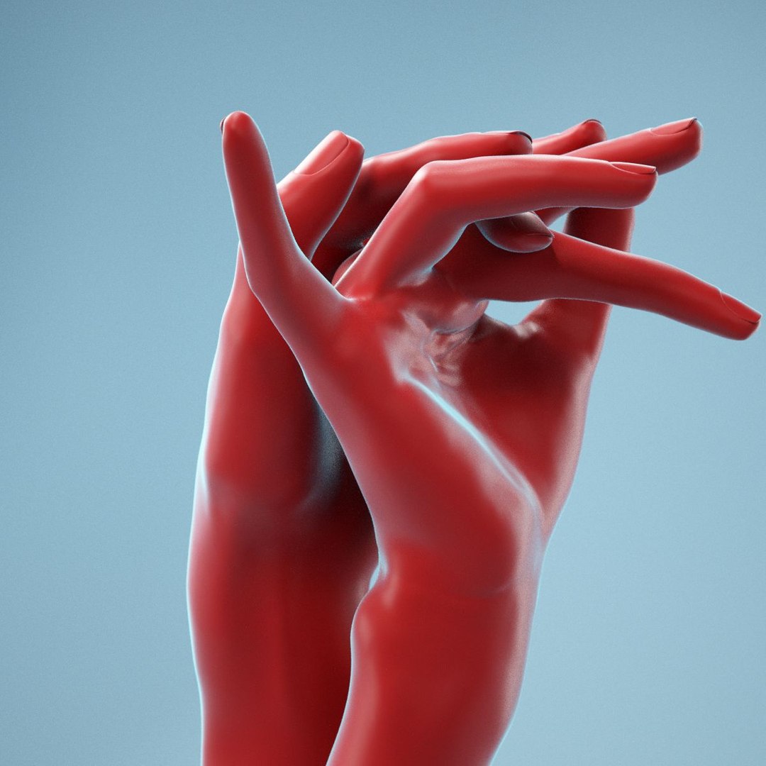 Female Hand 3D Model - TurboSquid 1451715
